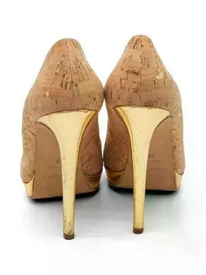 JIMMY CHOO Peep-toe Stiletto Pumps
