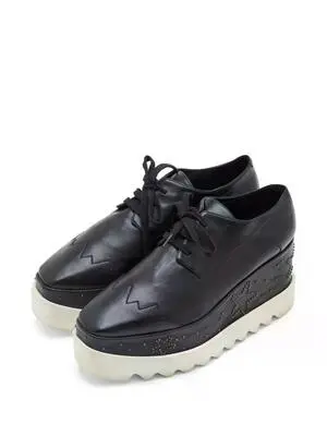 Stella McCartney Elyse Studded Platform Derby Shoes - Black