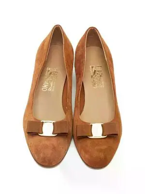 FERRAGAMO Vara Bow Flat Pumps