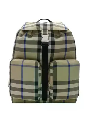 Burberry Check Backpack - Neutrals