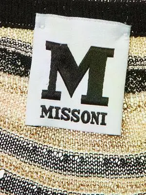 Missoni Wavy-knit Metallic Top