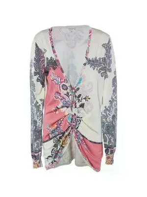 Etro Paisley Print Cardigan - Neutrals