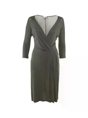 Max Mara Wrap Midi Dress