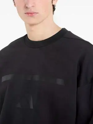 Adidas Logo-print Crew Neck Sweater - Black