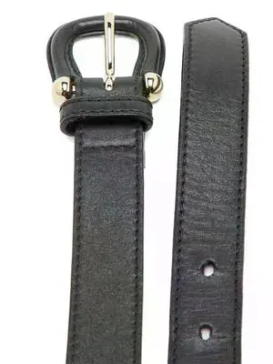 Burberry Buckle Leather Belt