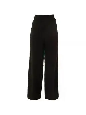 Maje Crepe Wide-leg Trousers