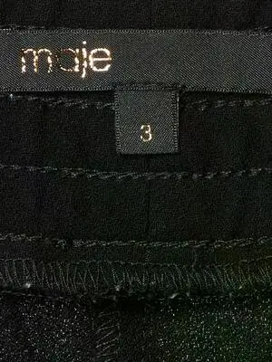 Maje Crepe Wide-leg Trousers