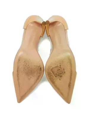 GIANVITO ROSSI Plexi Pointed-toe Pumps