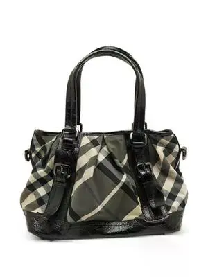 Burberry Beat Check Lowry Tote Bag