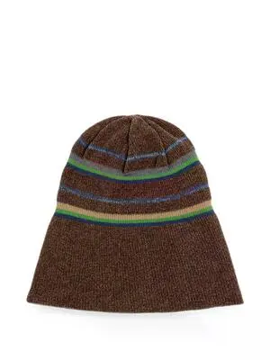 MAISON MARGIELA Striped Beanie Hat