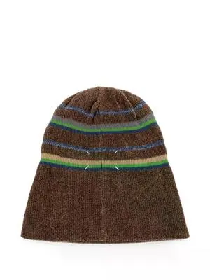 MAISON MARGIELA Striped Beanie Hat