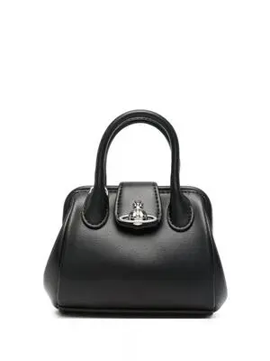 VIVIENNE WESTWOOD Orb Plaque Tote Bag - Black