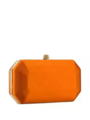 Tyler Ellis Small Perry Clutch Bag - Orange