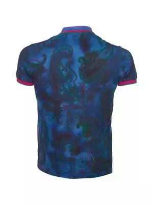 Etro Paisley-print Pique Polo T-shirt