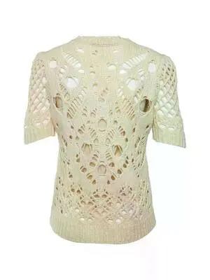 Dior Open-knit Crew-neck Sweater