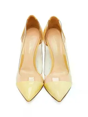 GIANVITO ROSSI Plexi Pointed-toe Pumps