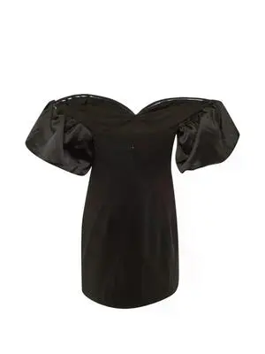 Ronny Kobo Andrea Off-the-shoulder Mini Dress