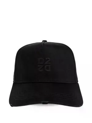 Dsquared2 Embroidered Baseball Cap - Black