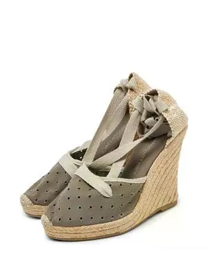Stella McCartney Ankle-wrap Wedge Pumps