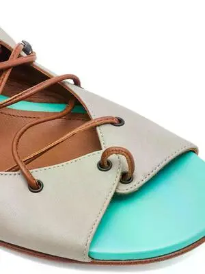 MALONE SOULIERS Strappy Leather Sandals
