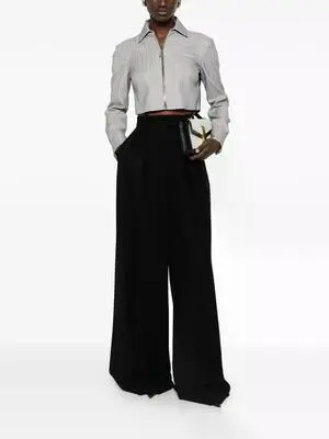 Patrizia Pepe Cropped Pinstripe Jacket