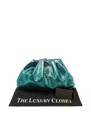 Bottega Veneta Teen Pouch Clutch Bag - Green