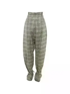 Zimmermann Checkered Virgin Wool Trousers