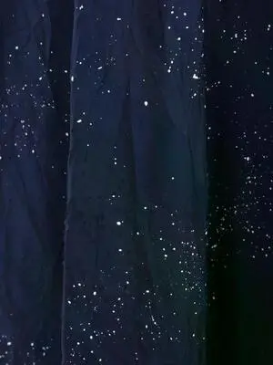 MARIA CALDERARA Crinkled Paint-splatter Skirt