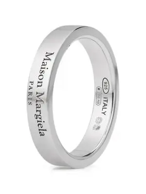 MAISON MARGIELA Engraved Logo Band Ring