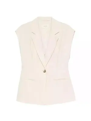 VICOLO Sleeveless Single-breasted Gilet