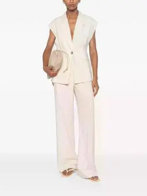 VICOLO Sleeveless Single-breasted Gilet