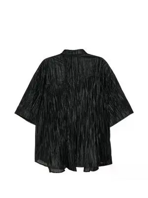 SONGZIO Polyptych Crease-effect Shirt