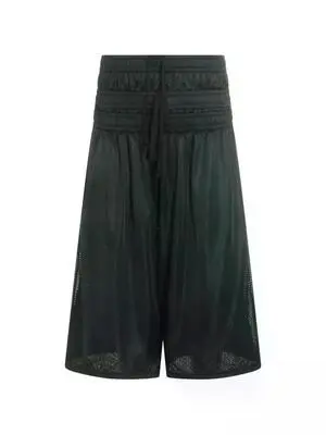 AWGE Mesh Shorts With Logo Patch - Black