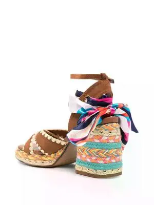 EXÈ Whipstitch Trim Sandals