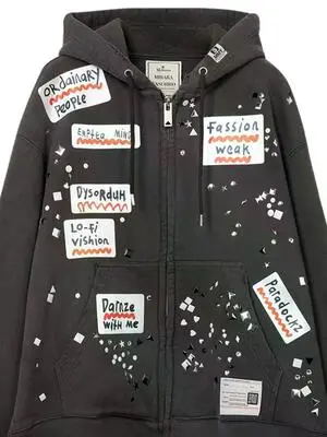 Mihara Yasuhiro Distressed Detail Hoodie