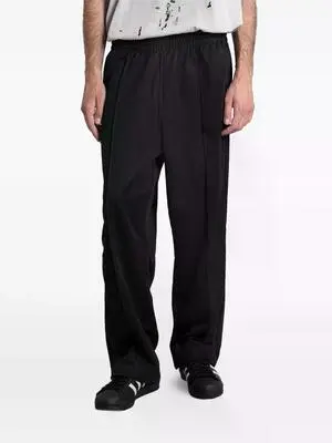 Adidas Logo-embroidered Track Pants - Black