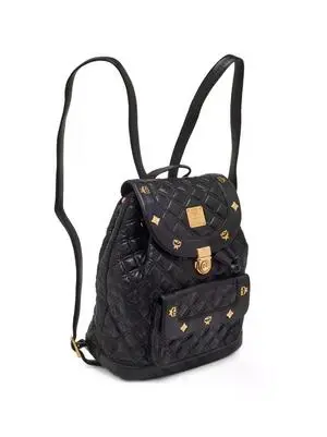 Mcm Stark Quilted Leather Backpack