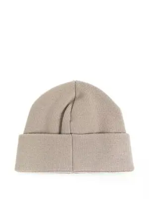 Dsquared2 Logo Embroidered Beanie Hat - Neutrals