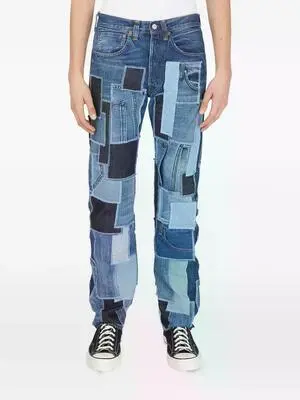 DRX FARMAXY FOR LN-CC Patchwork Construction Jeans