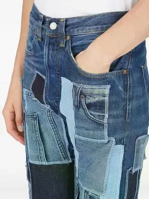 DRX FARMAXY FOR LN-CC Patchwork Construction Jeans