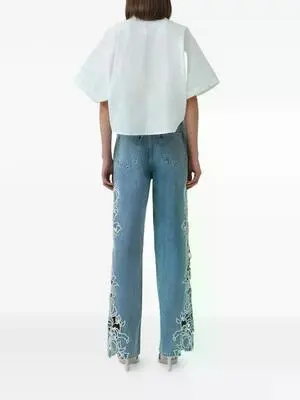 Simkhai Porter Embroidered Jeans