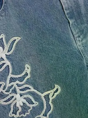 Simkhai Porter Embroidered Jeans