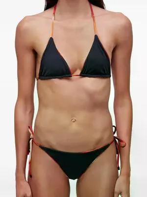 OSKLEN Reversible Graphic Print Bikini - Black