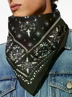 Dsquared2 Baroque-print Scarf