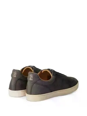 Brunello Cucinelli Pebbled Leather Low-top Sneakers