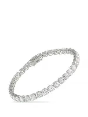 LB EXCLUSIVE 13.34 Carat Diamond Tennis Bracelet In Platinum
