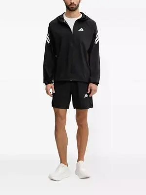Adidas Hooded Logo-print Jacket