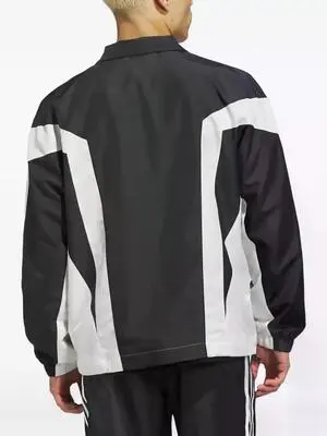 Adidas Originals Embroidered Side Stripe Windbreaker - Black