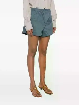 THE M.. Elasticated Waistband Patch-pocket Shorts