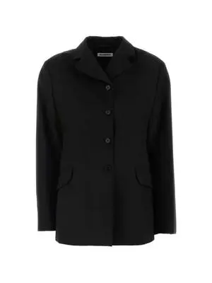 JIL SANDER Single-breasted Felted Blazer